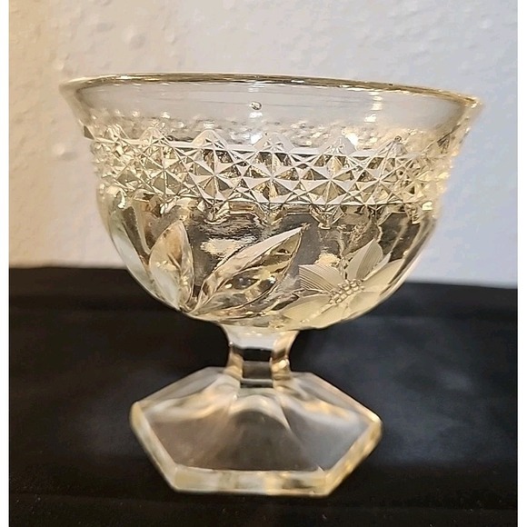 Dining | Rare Eapg Mckee Glass Innovation Series Clear Small Goblet ...